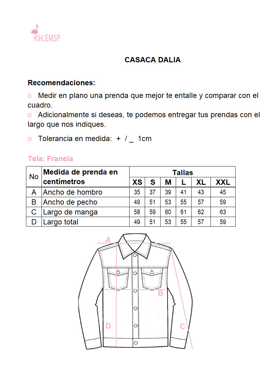CASACA DALIA – HKatalogo